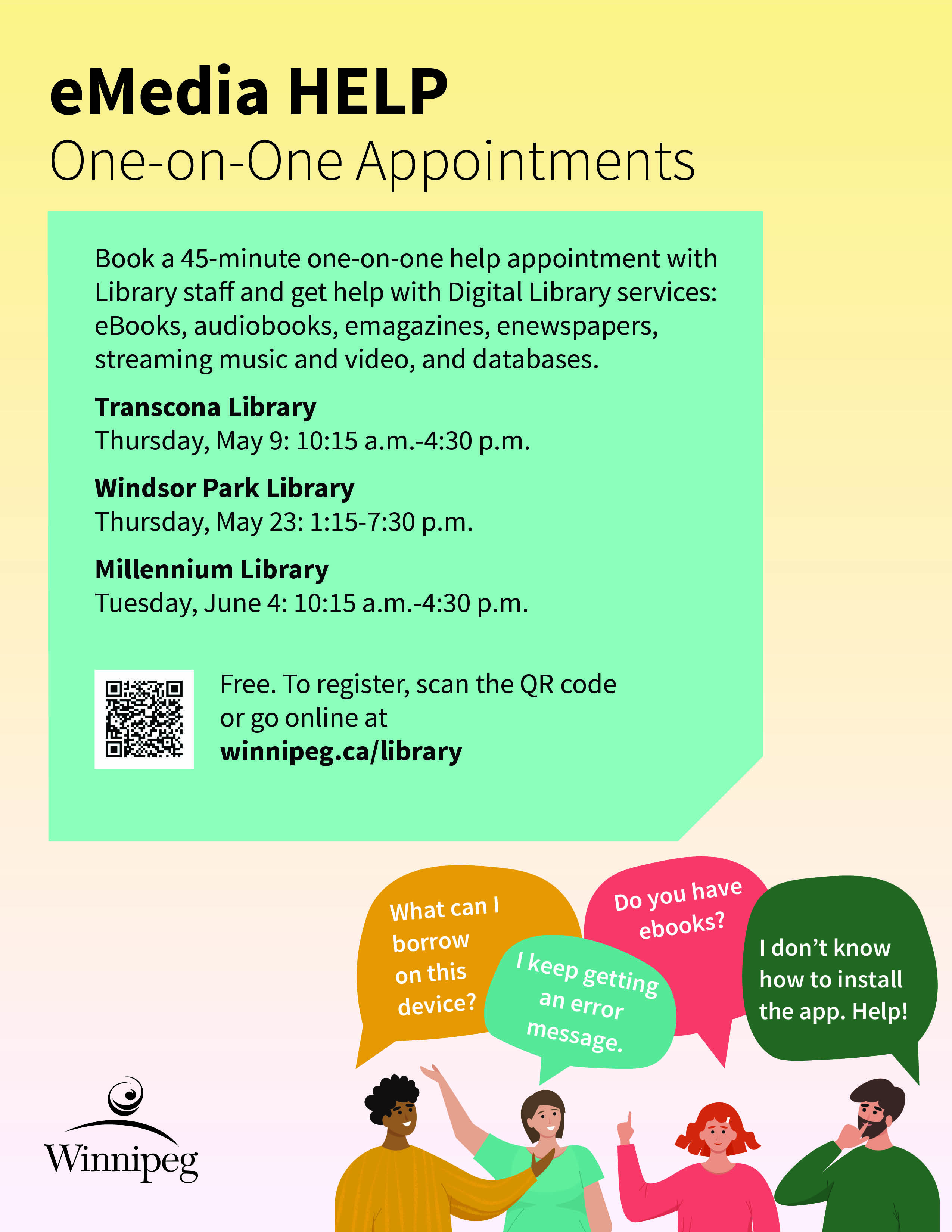 Program & Event Poster - Winnipeg Public Library - City of Winnipeg