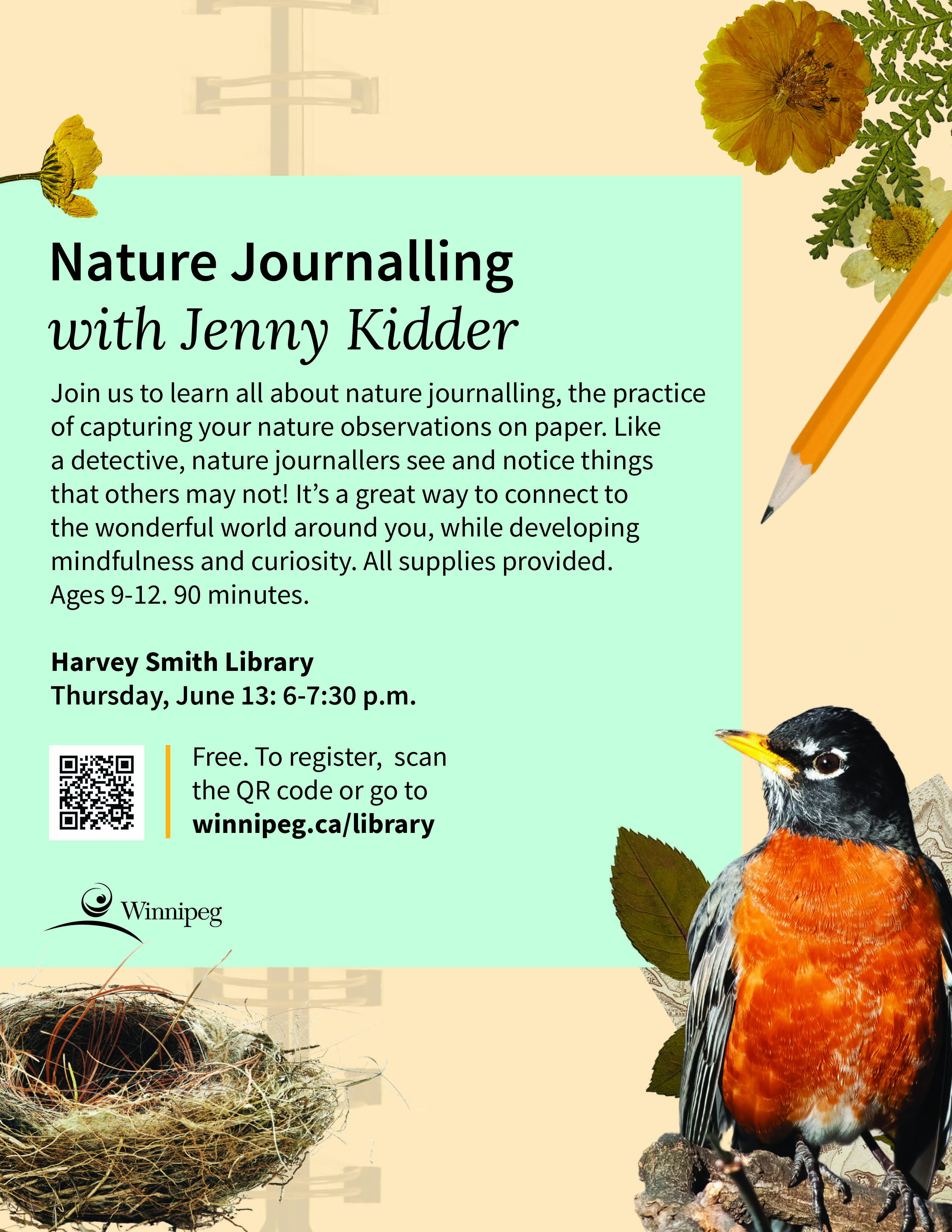 Program & Event Poster - Winnipeg Public Library - City of Winnipeg